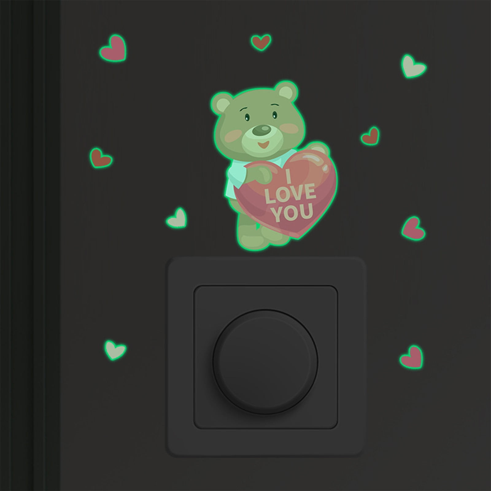 Eespoir Valentines Day Glows Stickers, Glow in the Dark Stickers ...