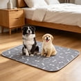 Eespoir Washable Dog Pee Pads, Cute Paw Print, Absorbent Puppy Training ...