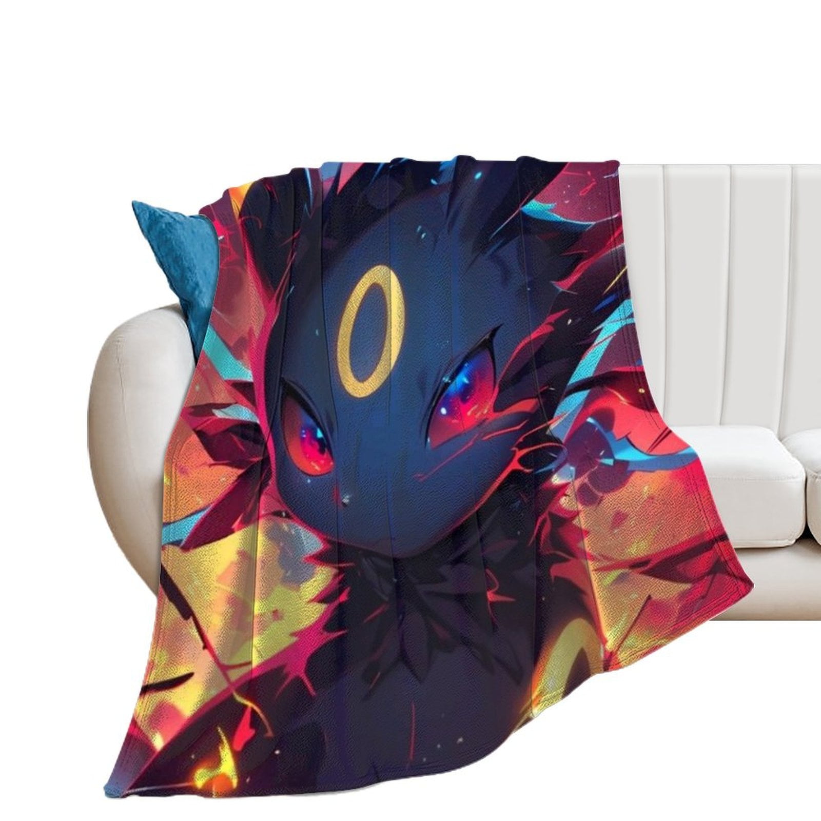 Eev-ee Throw Blanket Flannel Anime for Girls Boys Men Women Eev-ee ...