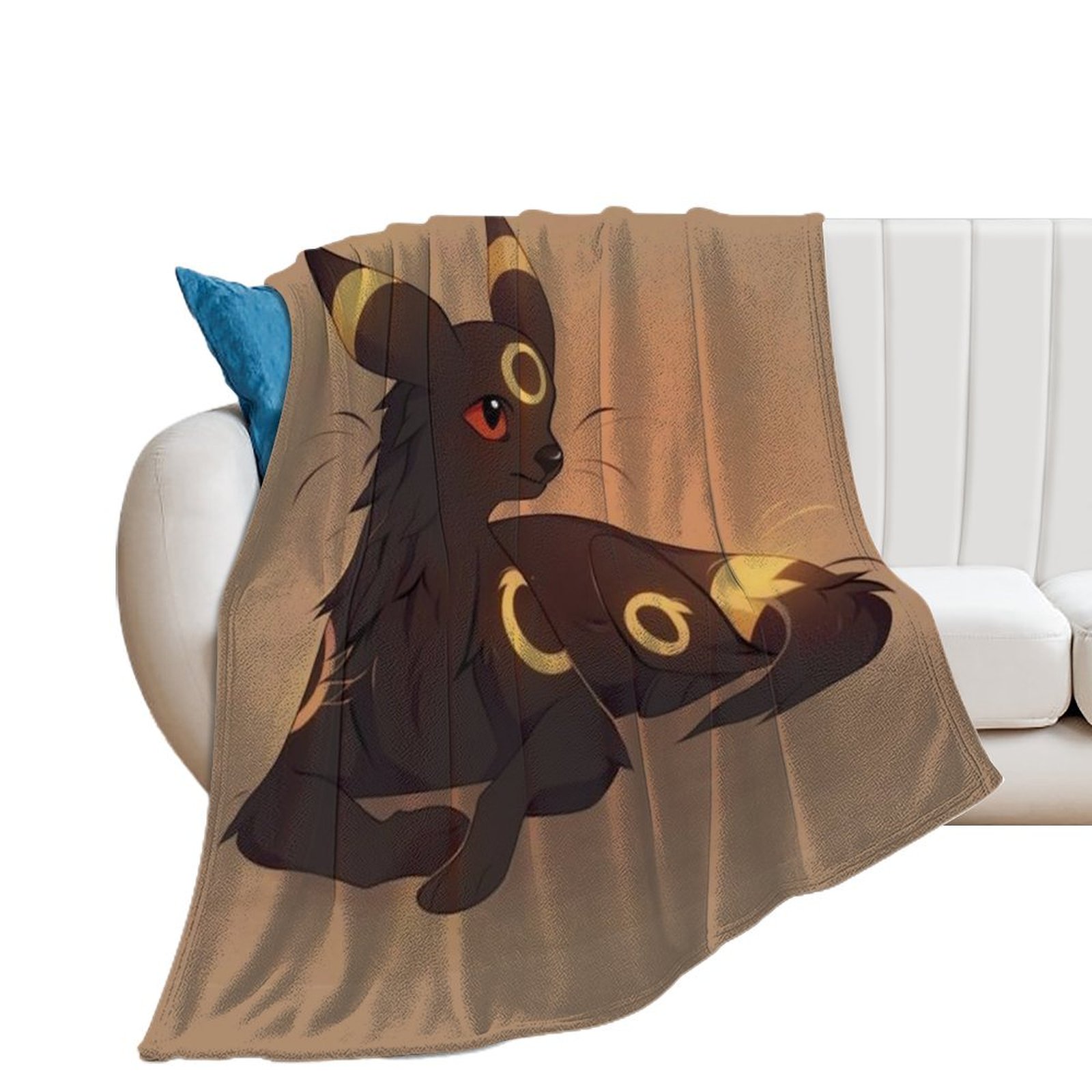 Eev-ee Throw Blanket Flannel Anime for Girls Boys Men Women Eev-ee ...