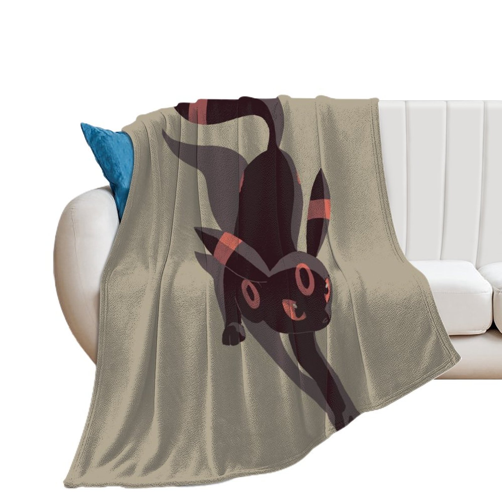 Eev-ee Throw Blanket Flannel Anime for Girls Boys Men Women Eev-ee ...