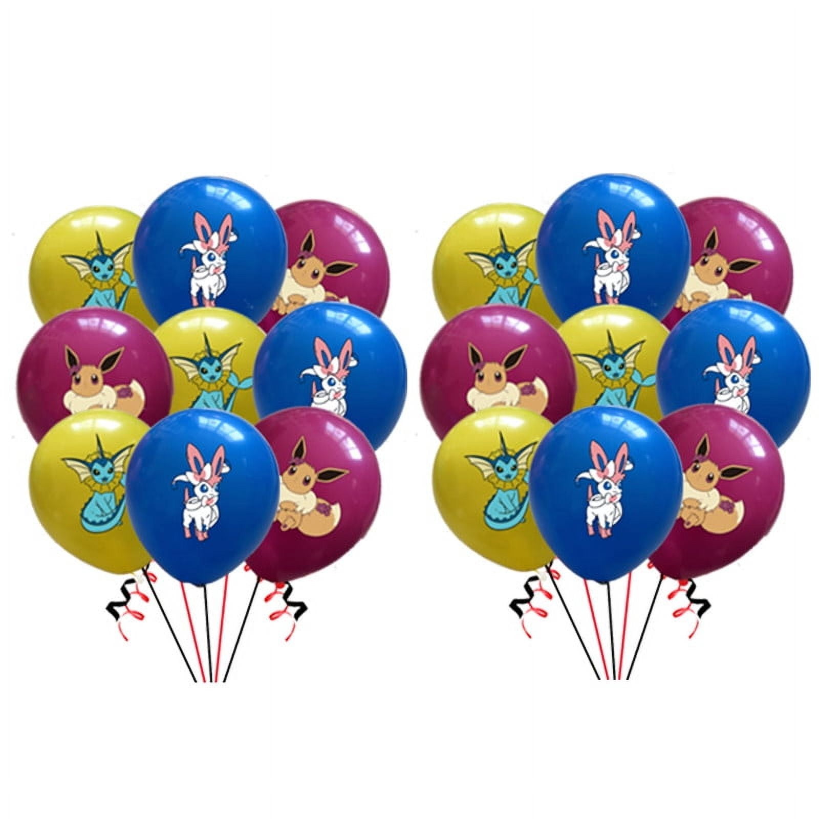 Eevee Aesthetic Evolutions Balloons Party Supplies Birthday Favors ...