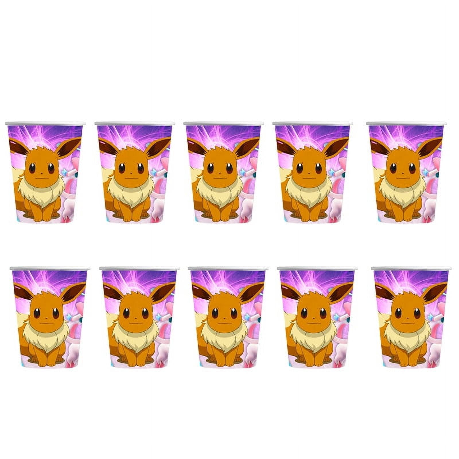 Eevee Aesthetic Evolutions Party Supplies Cups Birthday Tableware ...