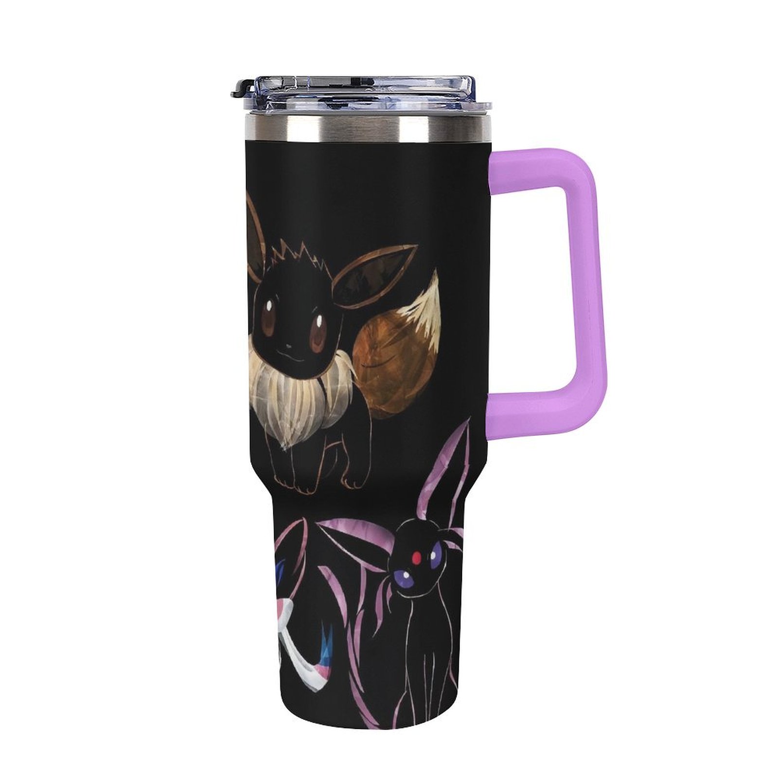 Eevee Car Cup Stainless Steel Thermos Cup with Handle 40oz - Walmart.com
