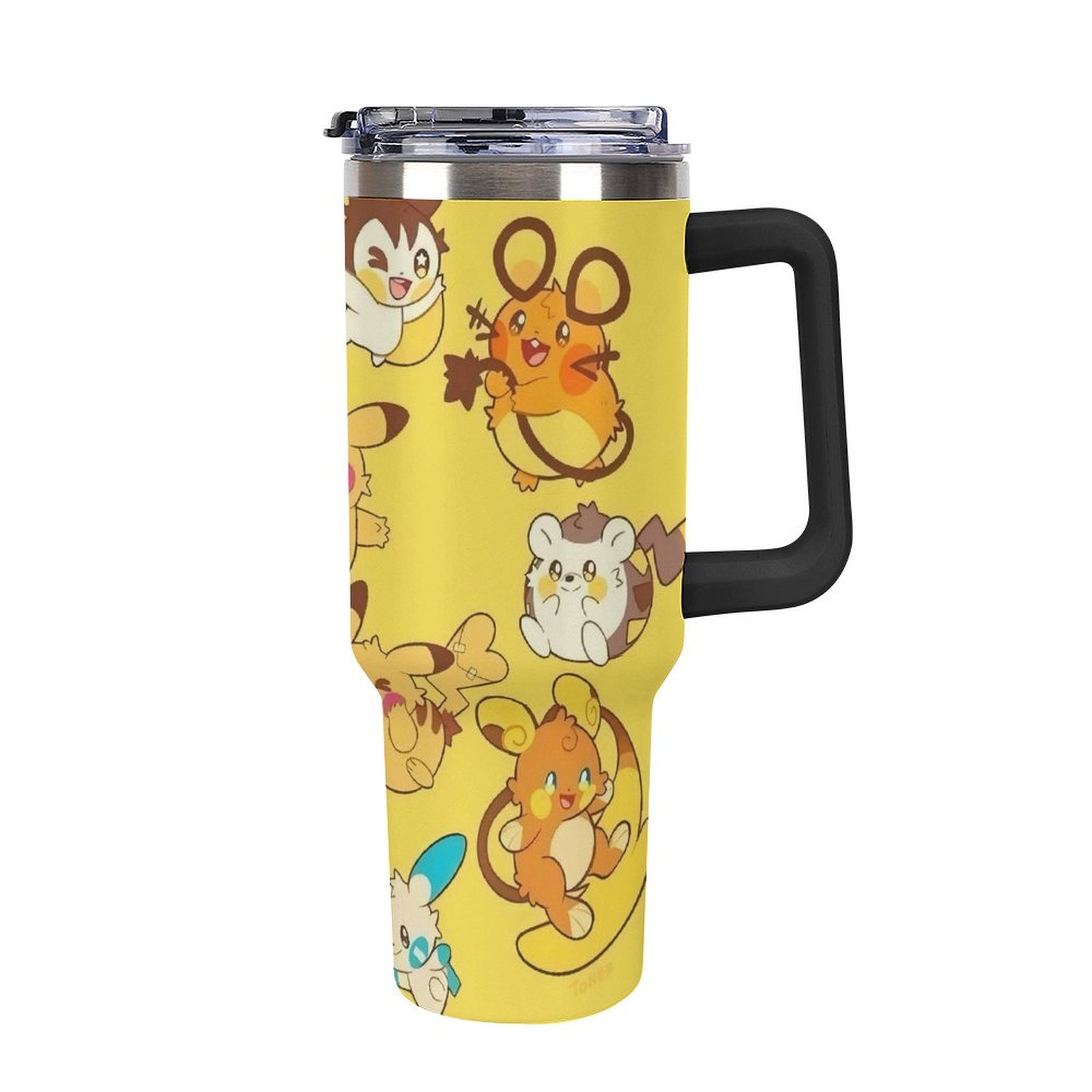 Eevee Car Cup Stainless Steel Thermos Cup with Handle 40oz - Walmart.com