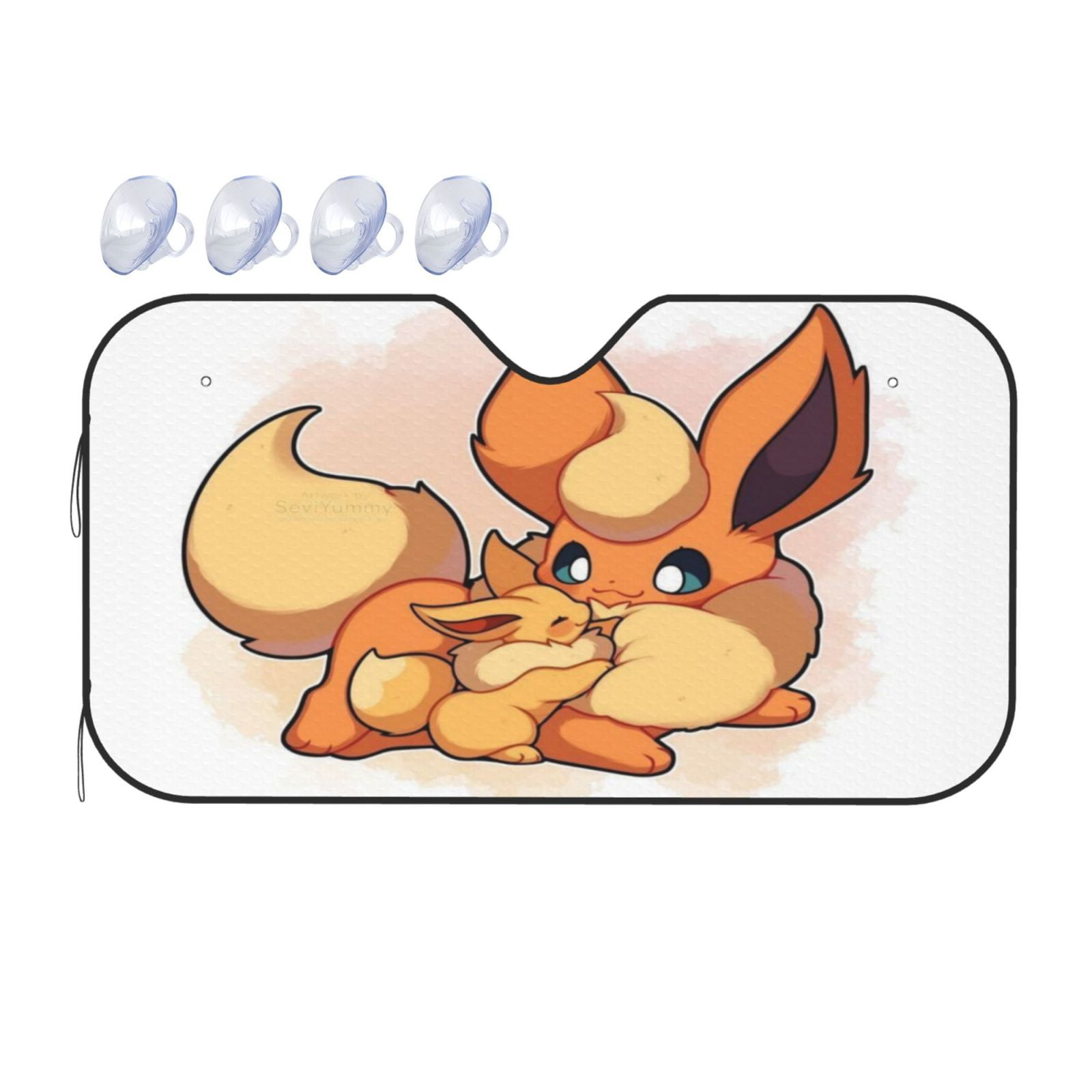 Eevee Car Windshield Sun Shade Sunshade for Car Window Car Sun Shade ...