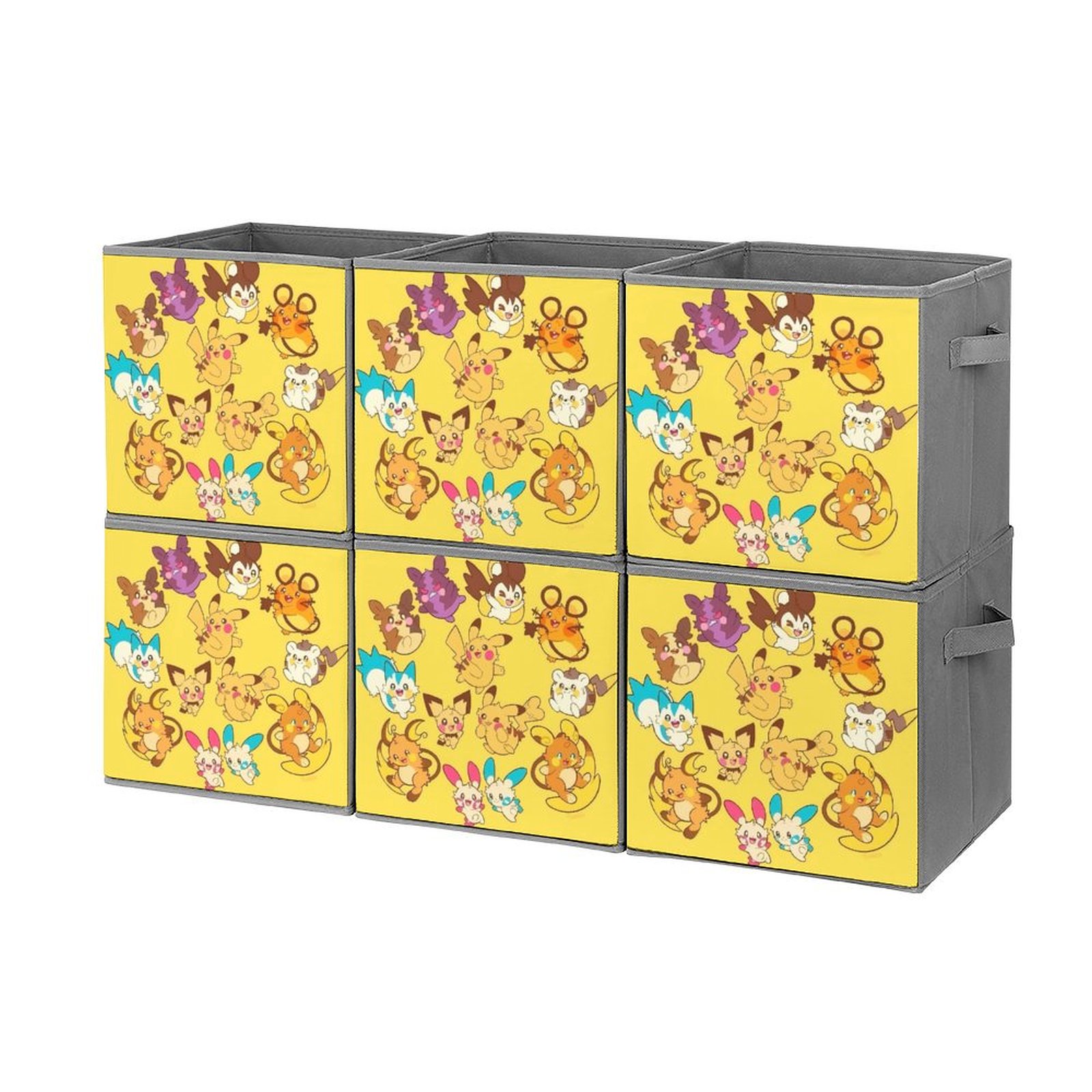 Eevee Children's folding storage box 6PCS - Walmart.com