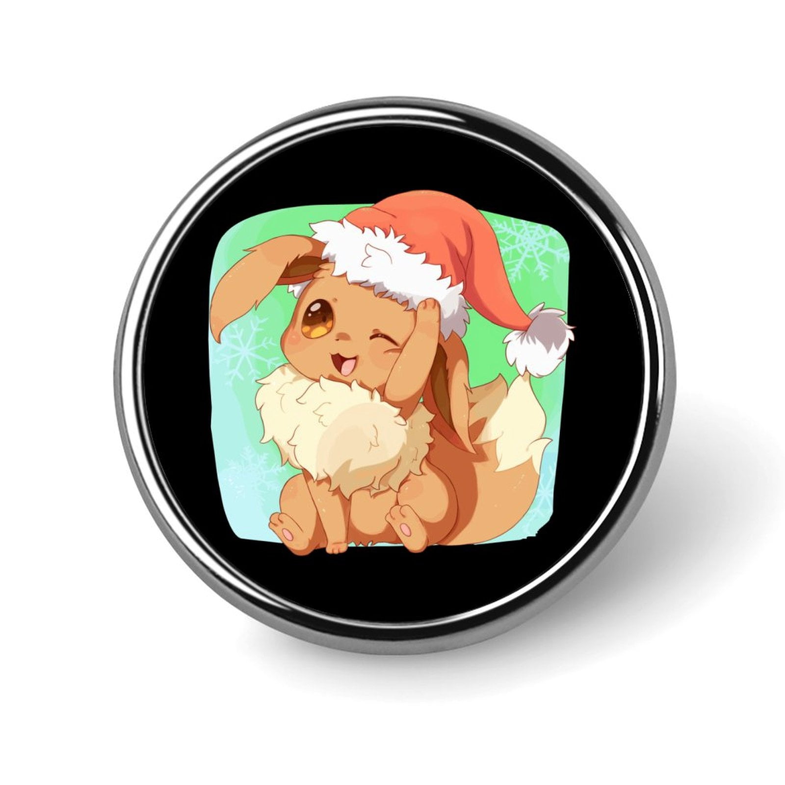 Eevee Circle Badges Round Chest Pins Brooch Decor Round Button Parts ...