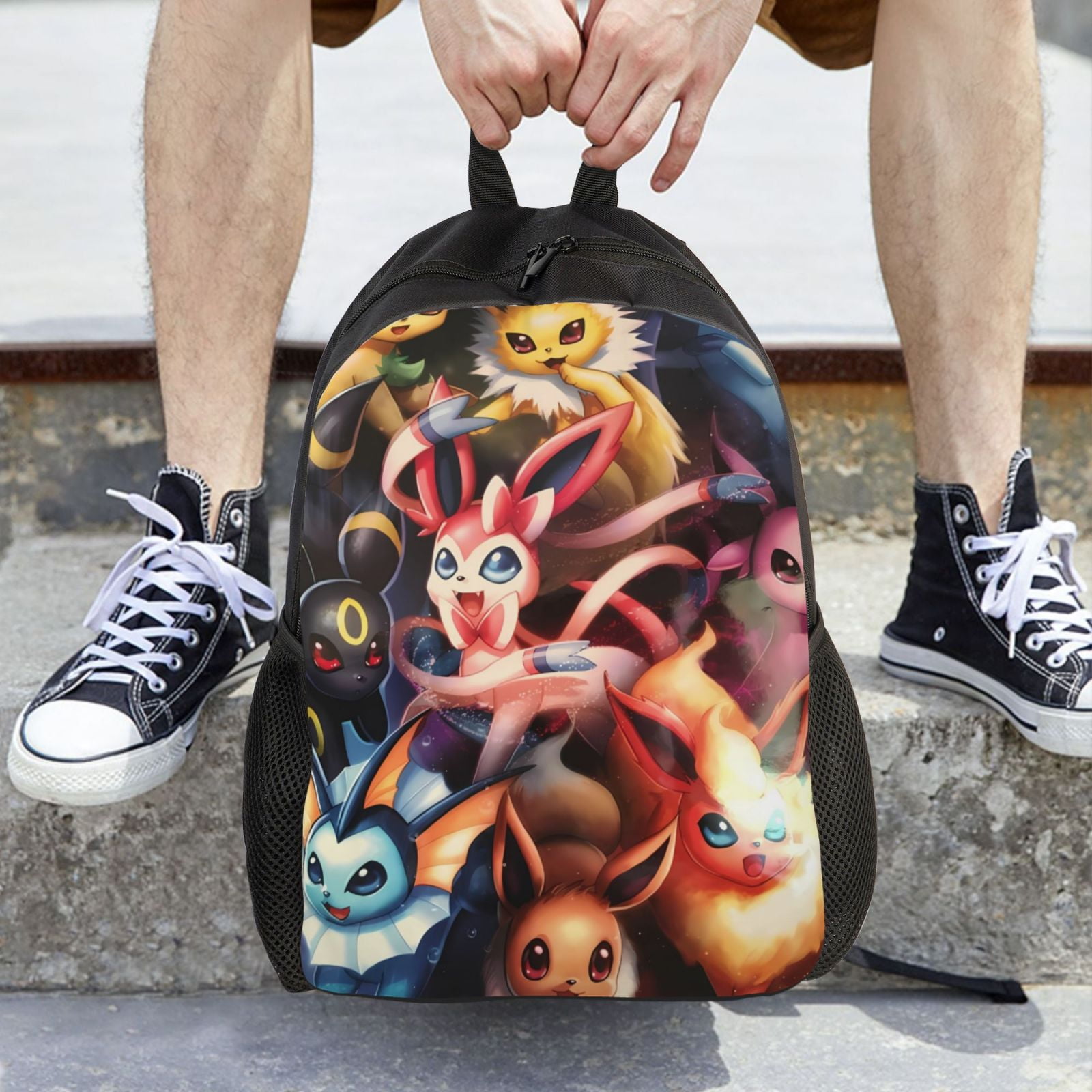 Eevee_Evolution Backpack Basics Backpack for School, Study, Travel ...