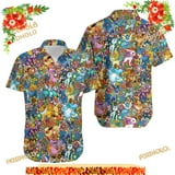 Eevee Evolution Hawaiian Shirt, 3d Pkm Button Up Shirt, Movies Aloha Shirt - Walmart.com
