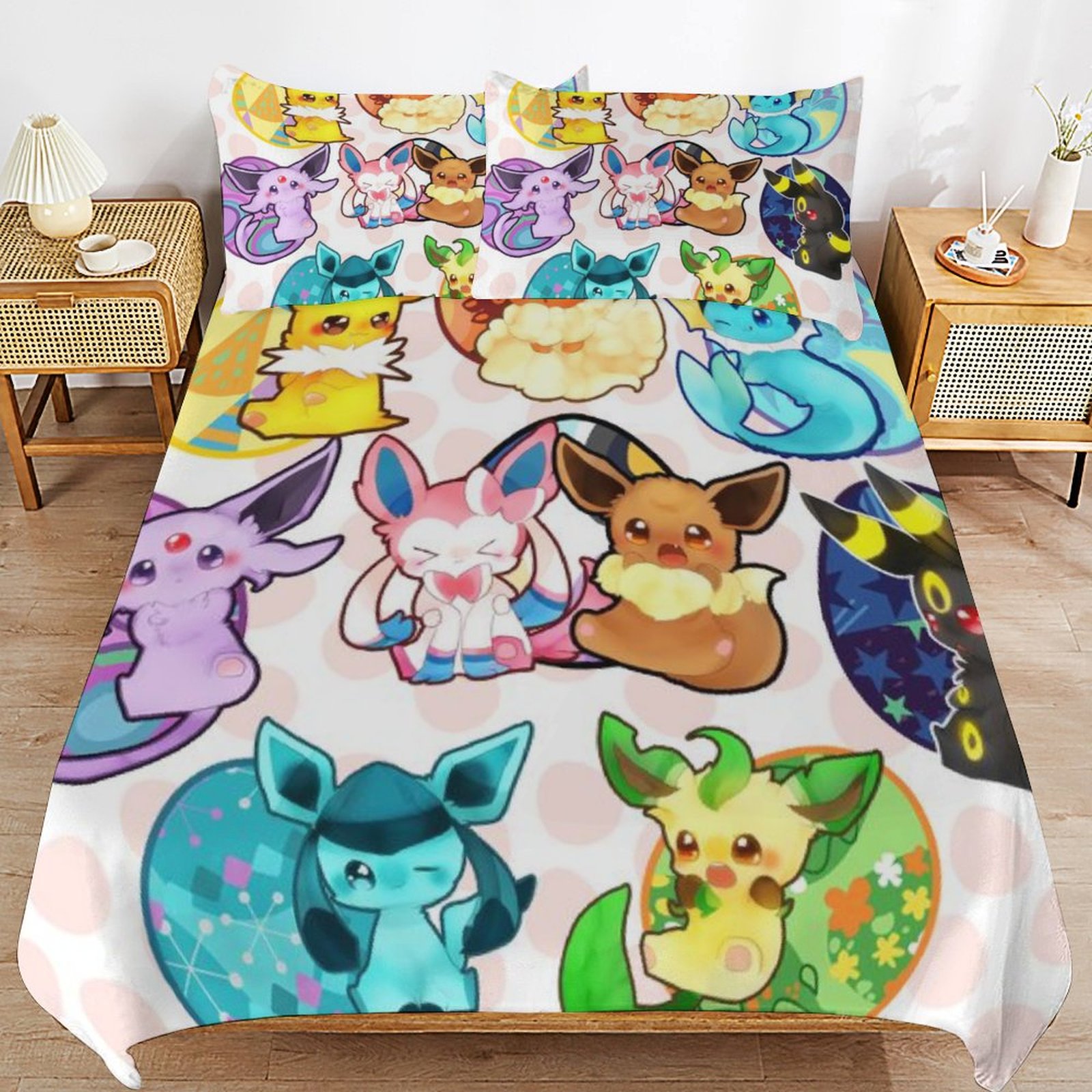 Eevee Evolutions 3-Piece All Season Bedding Set, Comforter Set with ...