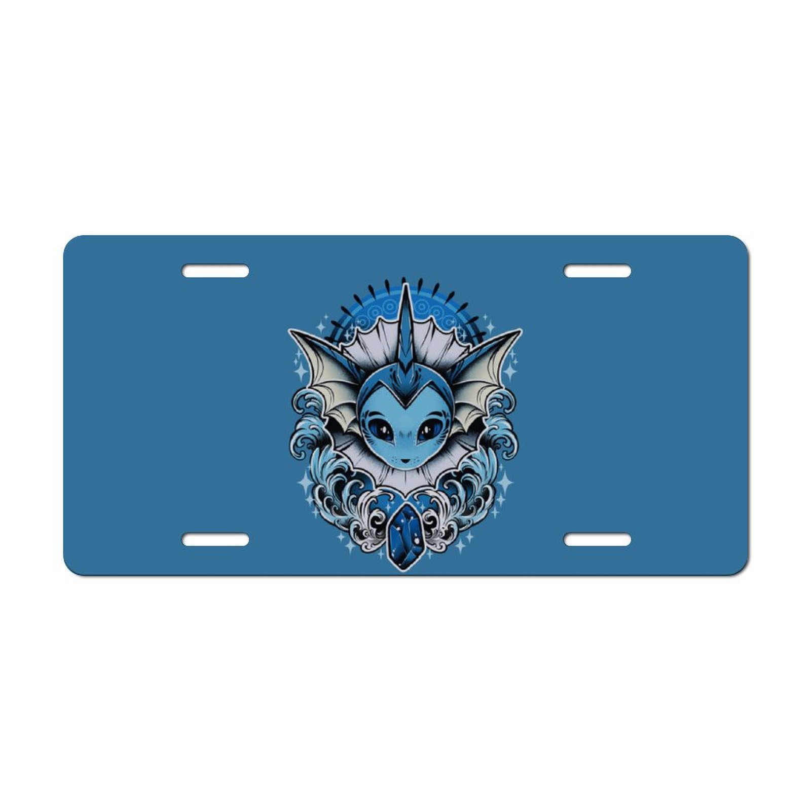 Eevee Evolutions Car License Plate Cute Anime License Plate Covers ...