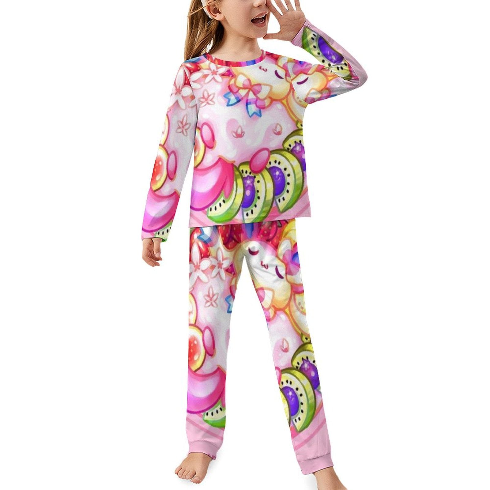 Eevee Evolutions Child Pajamas Set for Boys Girls 6 Sizes, Long Sleeve ...