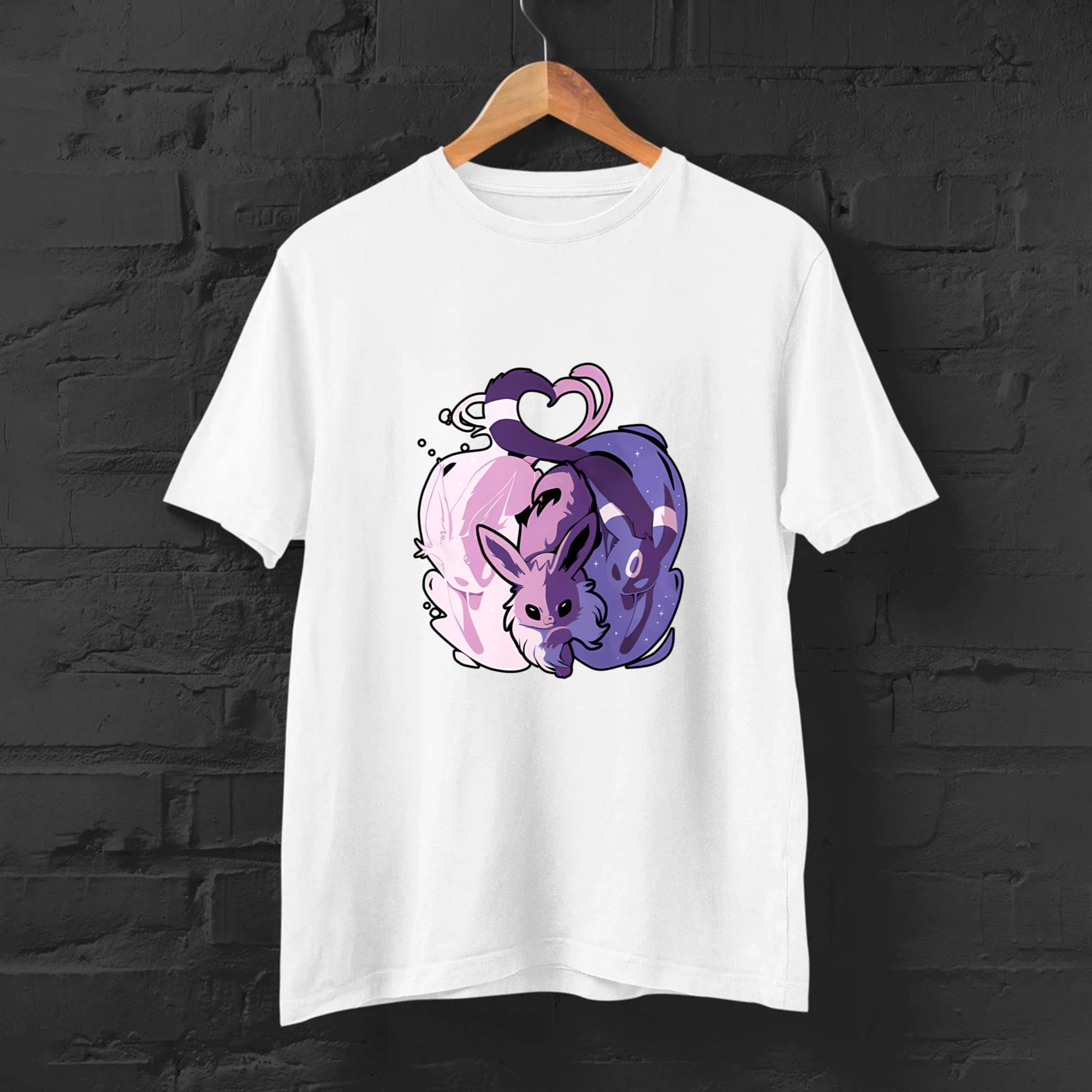 Eevee Evolutions Graphic Tee Cute Animation Shirt for Men and Women ...