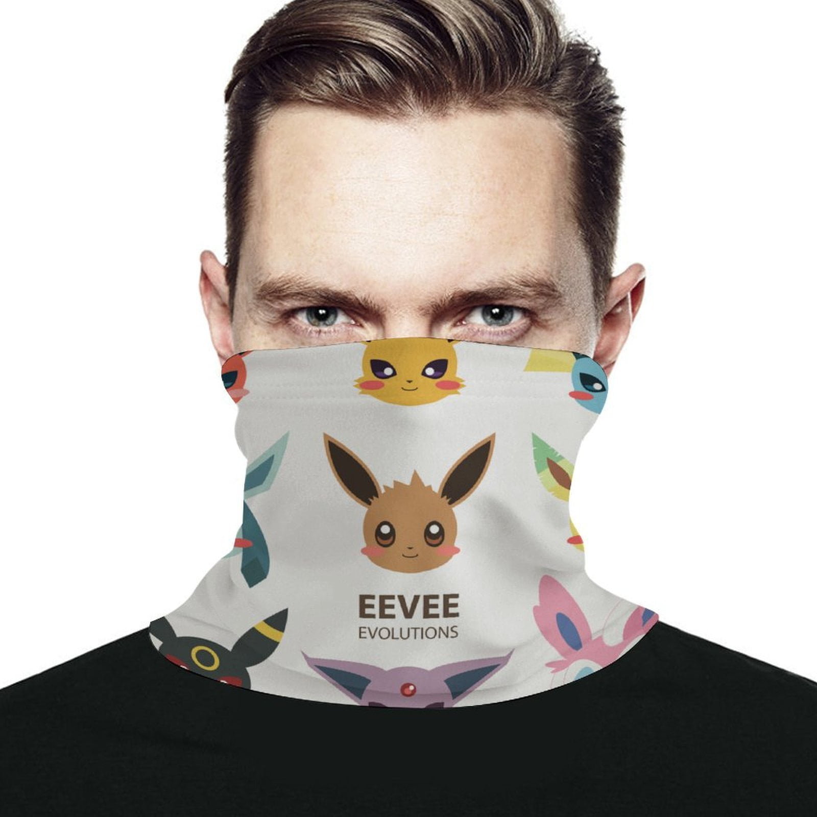 Eevee Evolutions Neck Gaiter Face Cover for Men Women Anti-static for ...