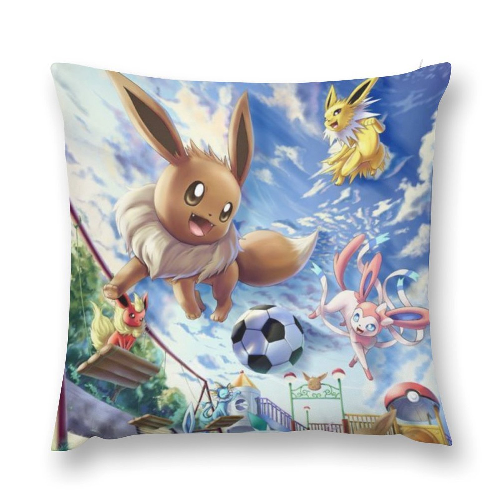 Eevee Evolutions Pillow Covers 3 Sizes Flannel Pillowcases for Winter ...