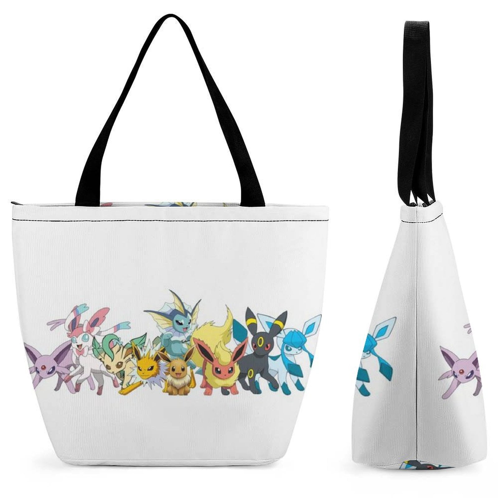 Eevee Handbag Anime Zipper Shopping Bag Eevee Merch - Walmart.com