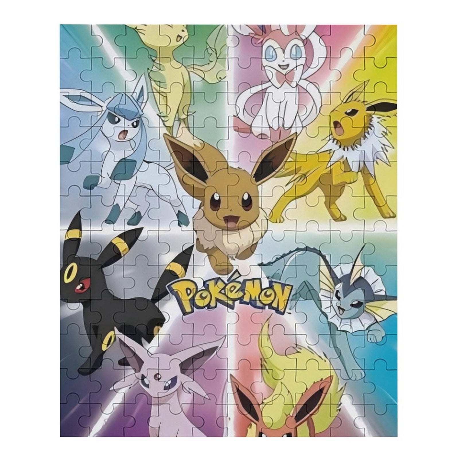 Eevee Jigsaw Puzzle Toy Cartoon Anime Interlocking Puzzle Suitable for ...