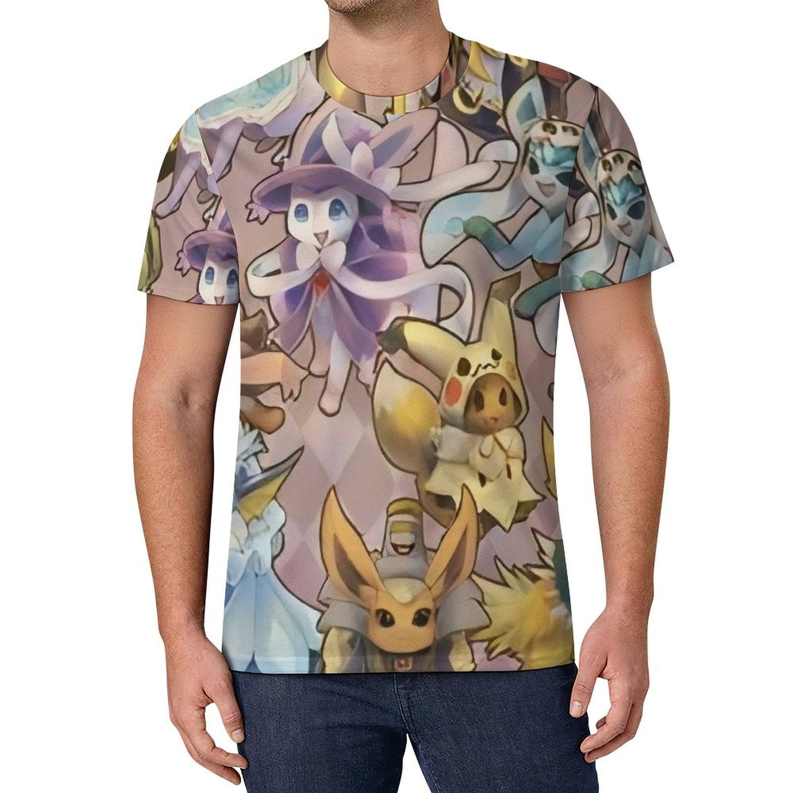 Eevee Men's T-shirts Short Sleeve Tops S - Walmart.com