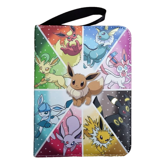 Eevee Pokemon Card Binder, 50 Pages, 400-Slot TCG Album, Trading Card ...