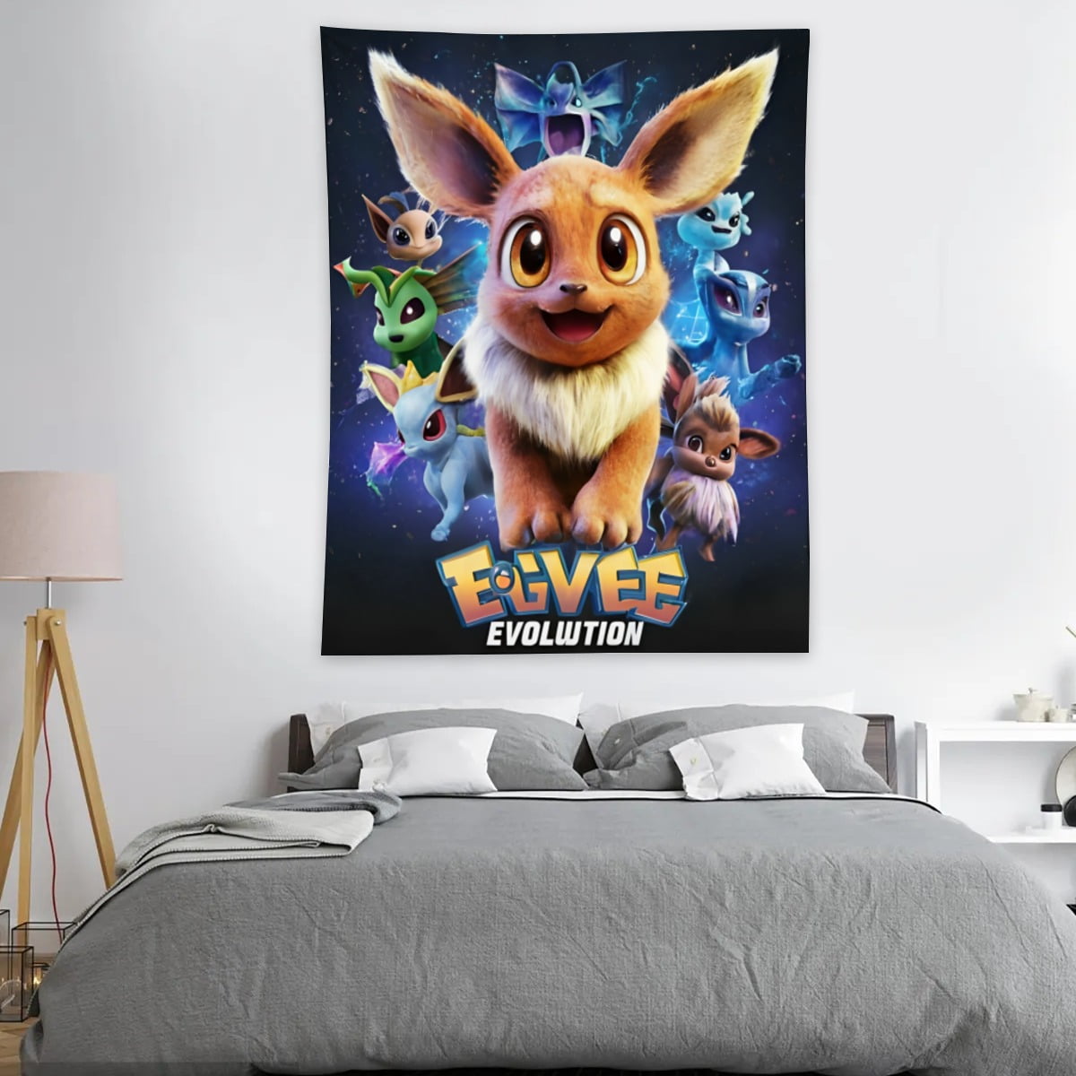 Eevee Tapestry Gift Wall Hanging Backdrop for Room Bedroom Girls Or ...