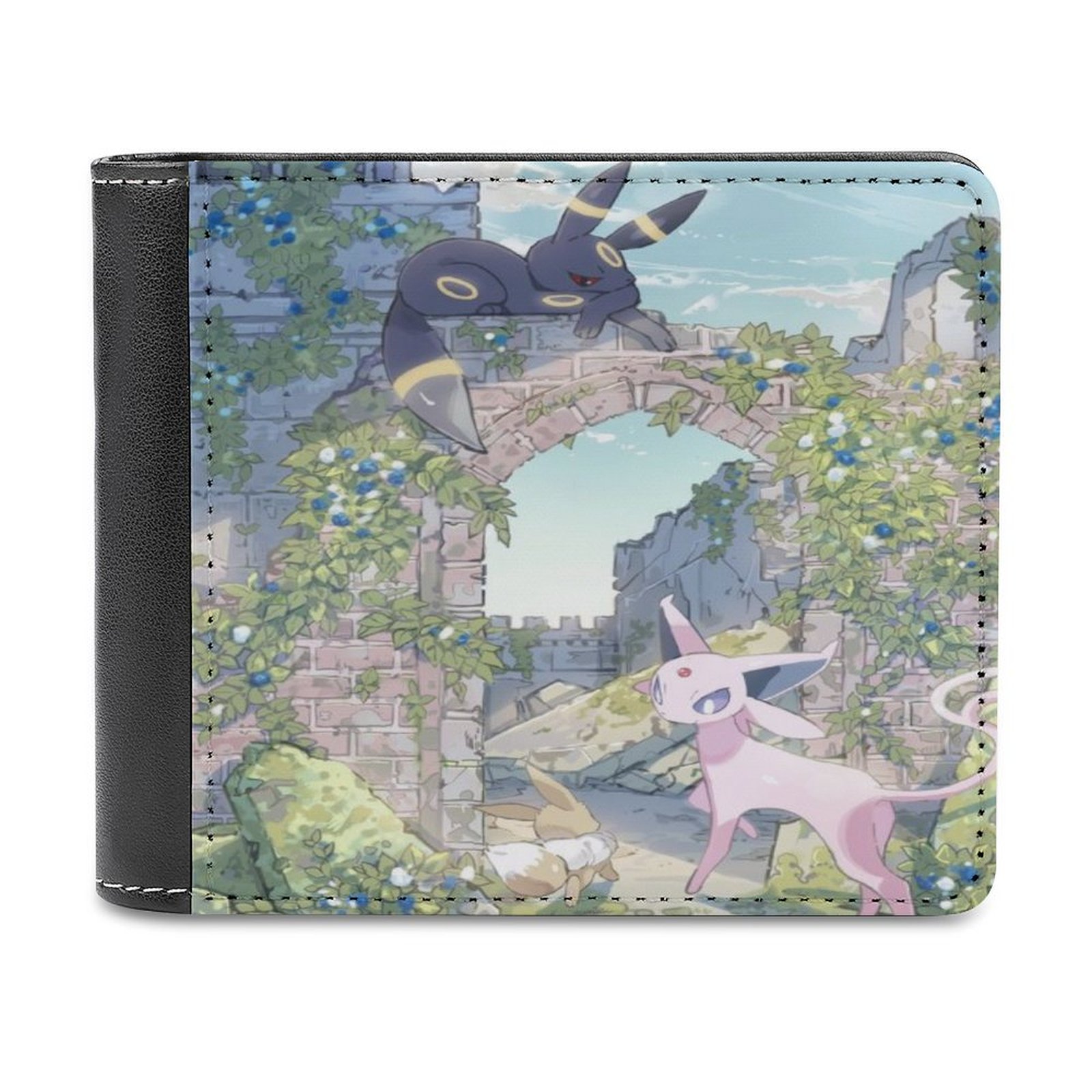Eevee Wallet Purse Card Holder Anime for Men Women Eevee Merch ...