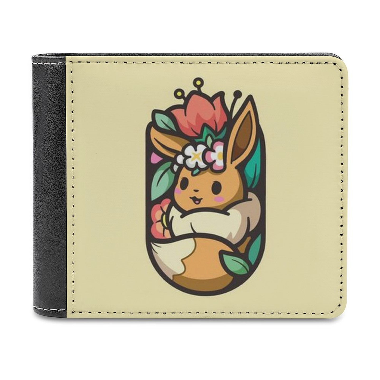 Eevee Wallet Purse Card Holder Anime for Men Women Eevee Merch ...
