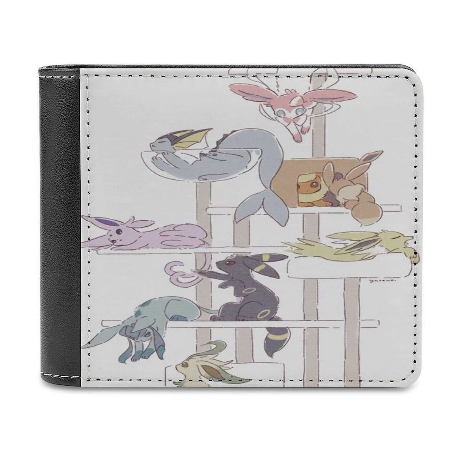 Eevee Wallet Purse Card Holder Anime for Men Women Eevee Merch ...