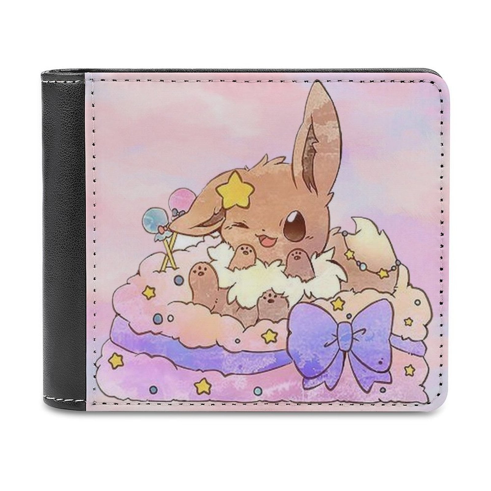 Eevee Wallet Purse Card Holder Anime for Men Women Eevee Merch ...