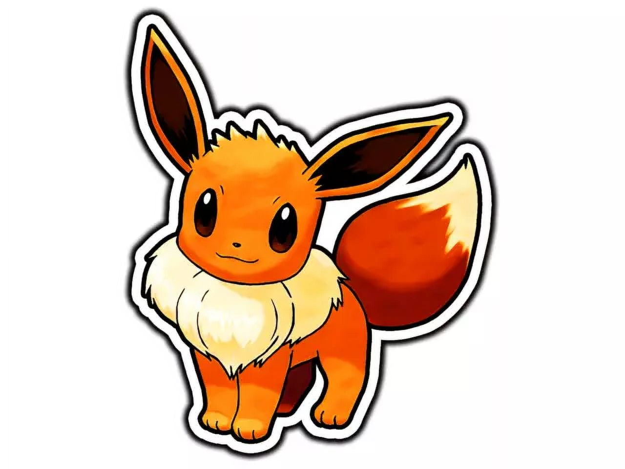 Eevee Waterproof Sticker Phone Decal Water Bottle Stickers Car Decals ...