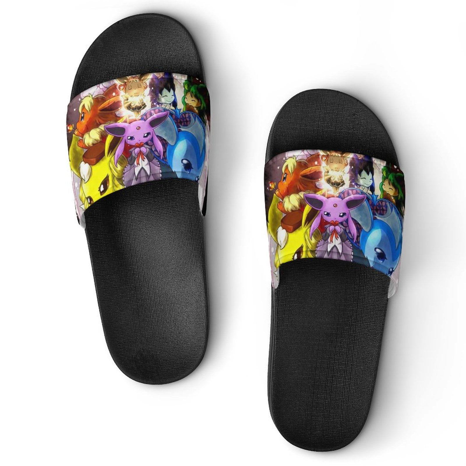 Eevee,vaporeon,leafeon,umbreon,espeon,glaceon,flareon,jolteon Beach Sandals for Men and Women ...