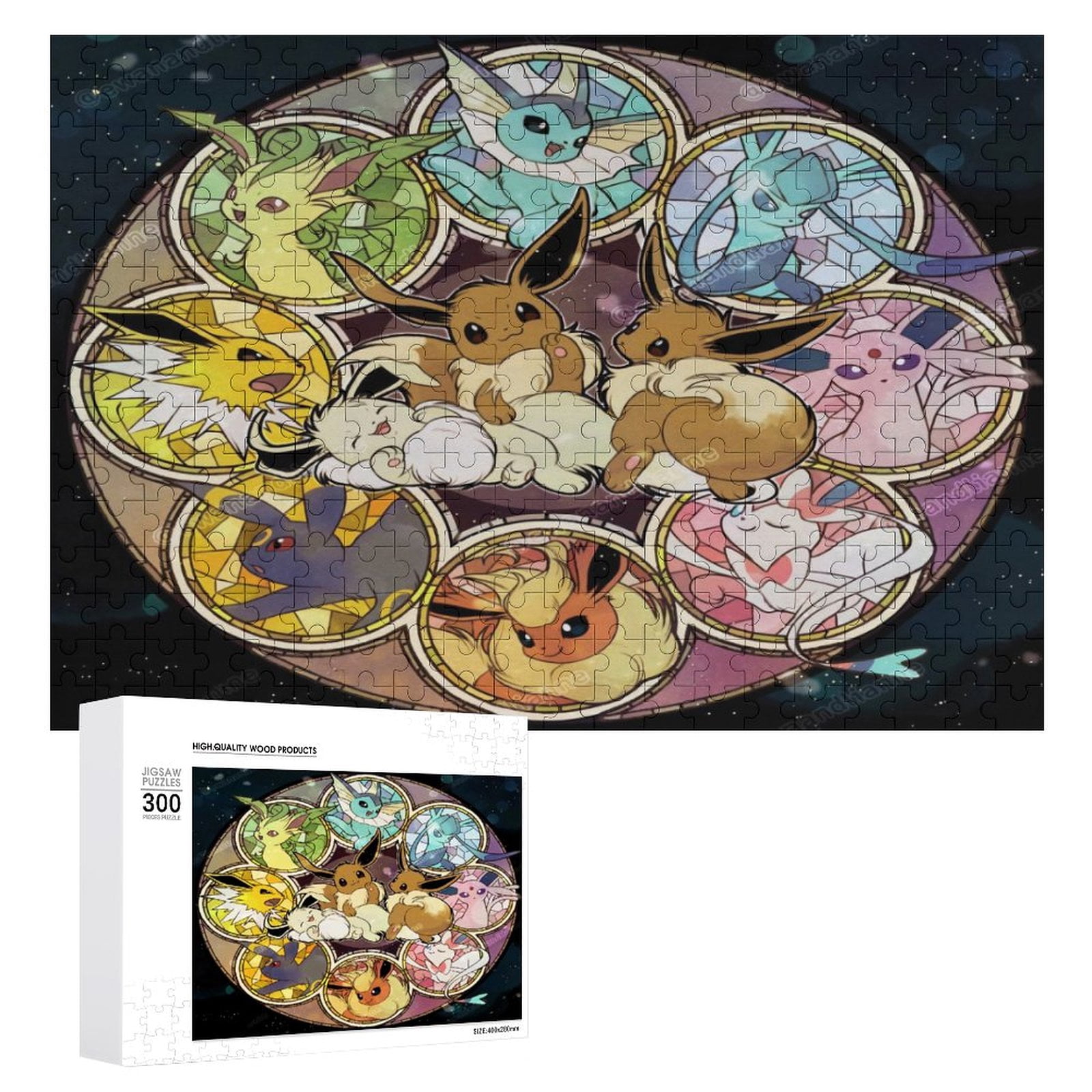 Eevee,vaporeon,leafeon,umbreon,espeon,glaceon,flareon,jolteon Puzzles ...