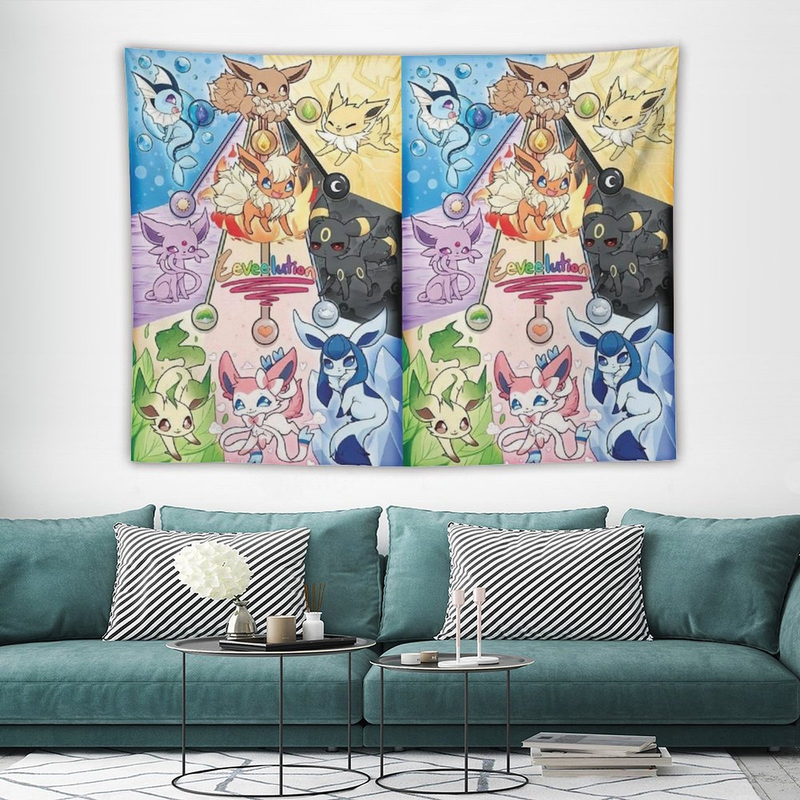 Eevee,vaporeon,leafeon,umbreon,espeon,glaceon,flareon,jolteon Tapestry ...