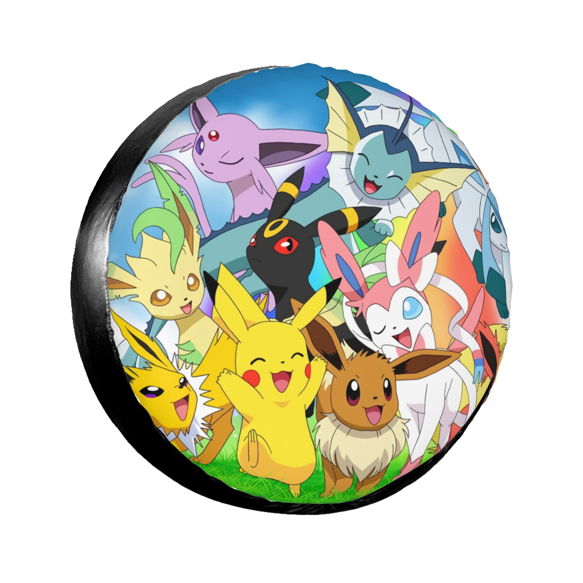 Eeveelutions Eevee Vaporeon Sylveon Umbreon Universal Spare Tire Cover ...