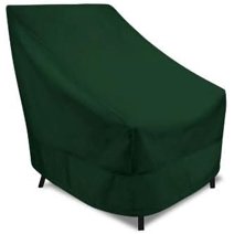 Covered Living Patio Hi Back Chair Covers with Velcro up to 42" H ...