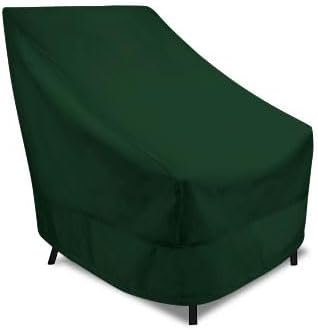 Covered Living Patio Hi Back Chair Covers with Velcro up to 42" H ...