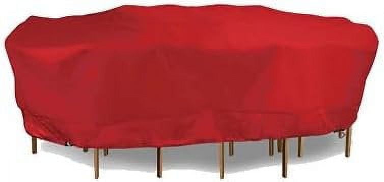 Eevelle Meridian Patio Oval Table Set Cover with Marine Grade Fabric ...