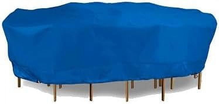 Eevelle Meridian Patio Oval Table Set Cover with Marine Grade Fabric ...
