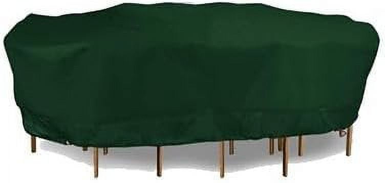 Eevelle Meridian Patio Oval Table Set Cover with Marine Grade Fabric ...