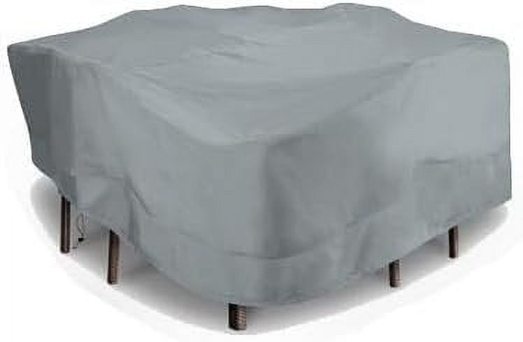 Eevelle Meridian Patio Square Table Set Cover with Marine Grade Fabric ...