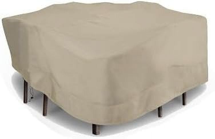 Eevelle Meridian Patio Square Table Set Cover with Marine Grade Fabric ...