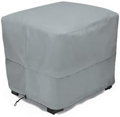 Eevelle Patio Rectangular Ottoman Cover with Marine Grade Fabric ...