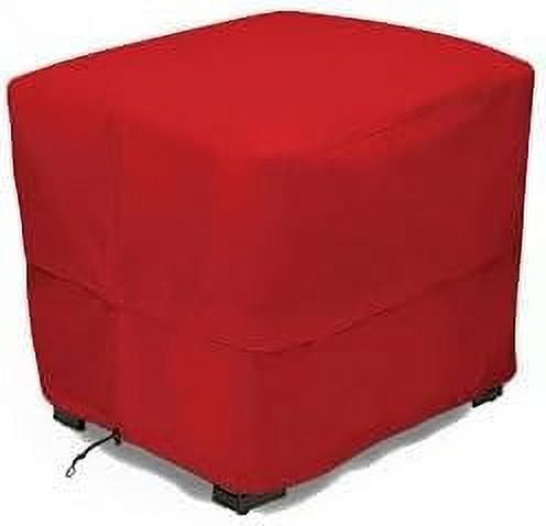 Eevelle Patio Square Ottoman Cover with Marine Grade Fabric Waterproof ...