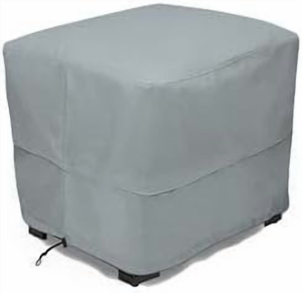 Eevelle Patio Square Ottoman Cover with Marine Grade Fabric Waterproof ...