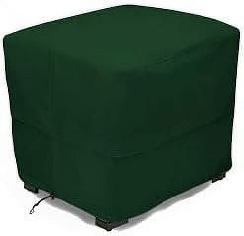 Eevelle Patio Square Ottoman Cover with Marine Grade Fabric ...