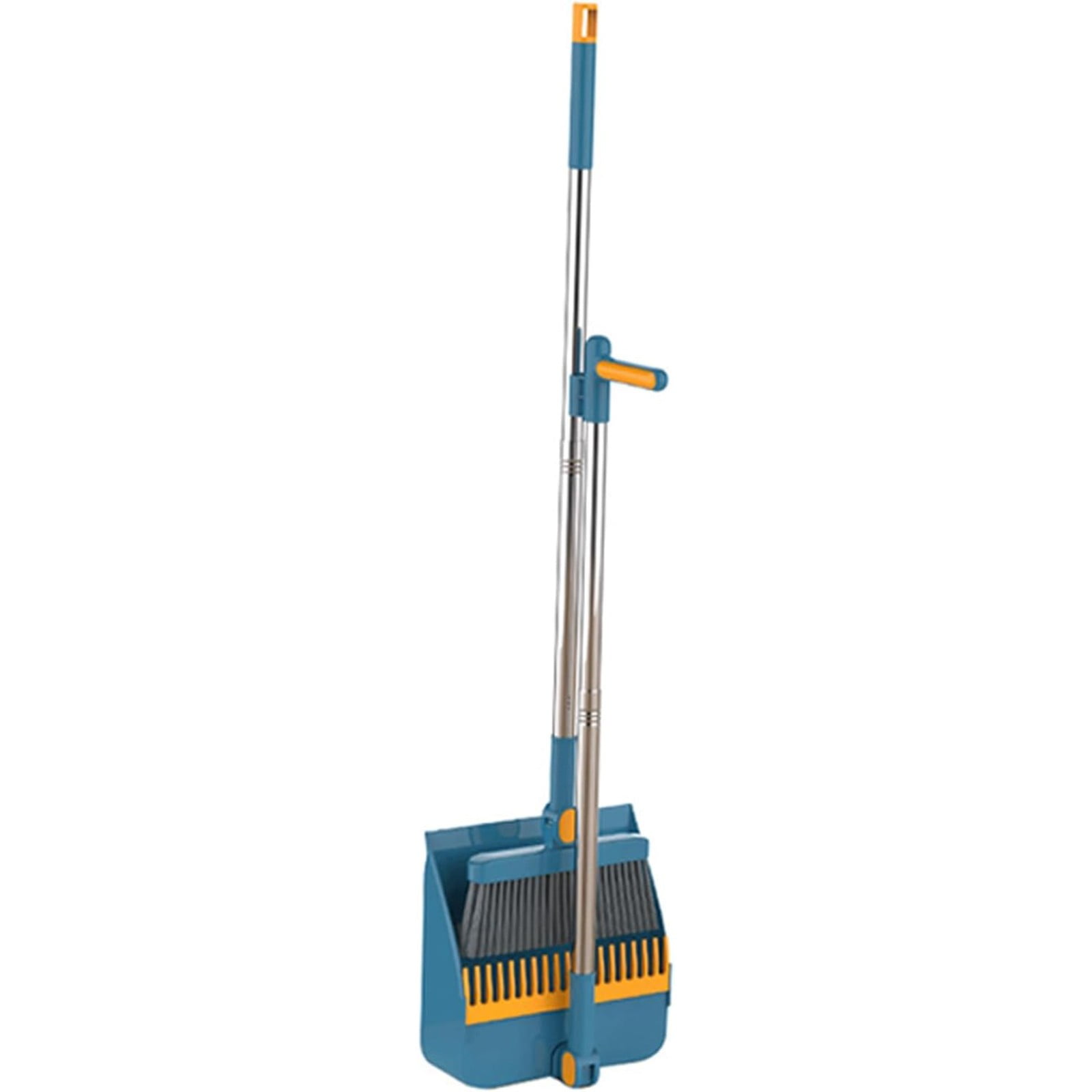 Eewia Broom and Garbage Shovel, Self Cleaning Dustpan withCombo Set ...
