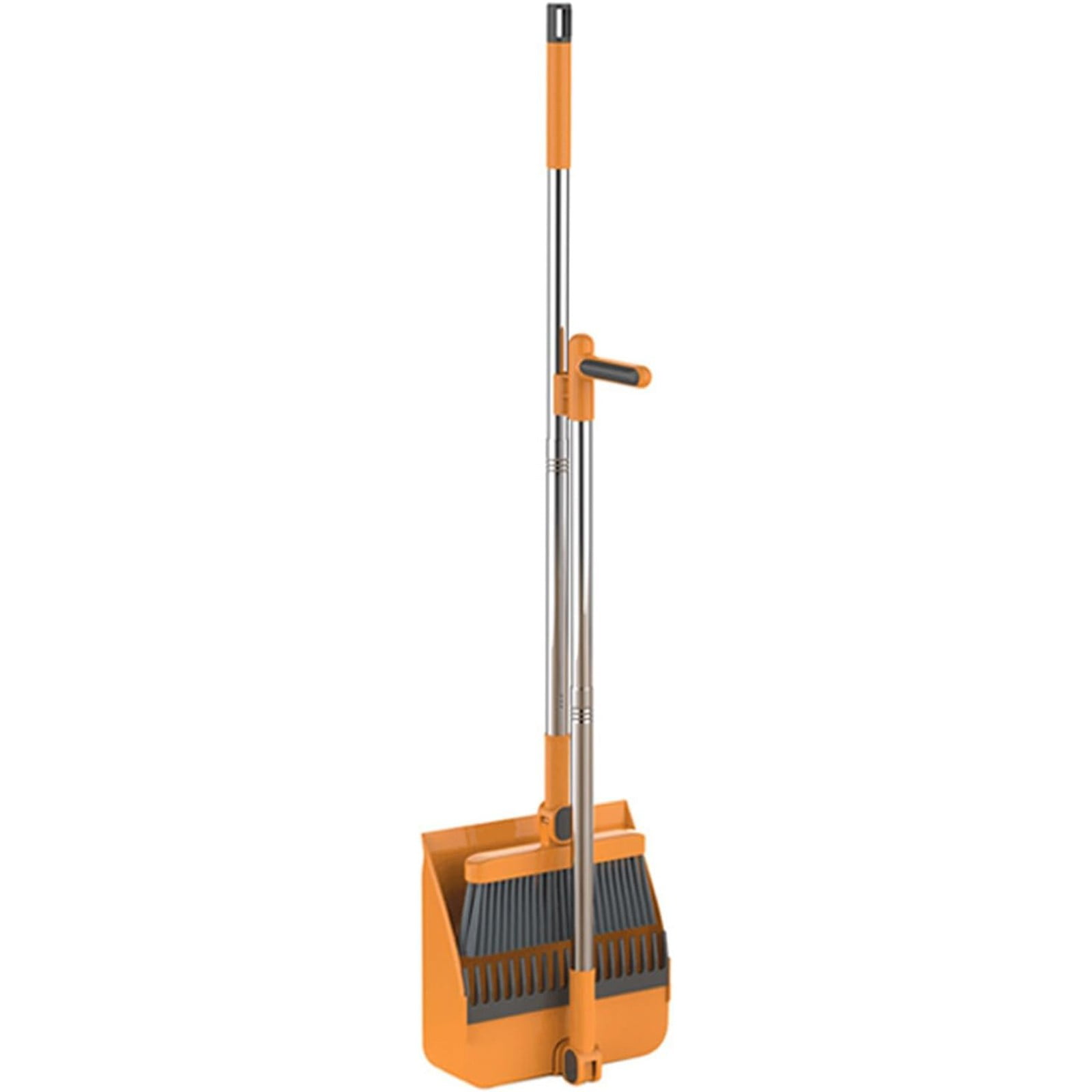 Eewia Broom and Garbage Shovel, Self Cleaning Dustpan withCombo Set ...