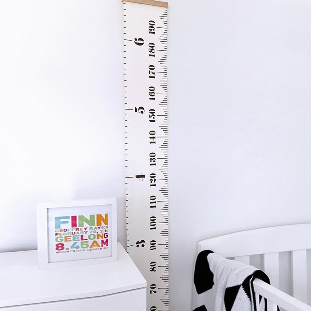 Eewia Clearance Growth Hanging Chart Home Baby Rulers Height Decor Wall ...
