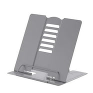 Metal Book Stand for Desk, Adjustable Reading Rest Book Holder ...
