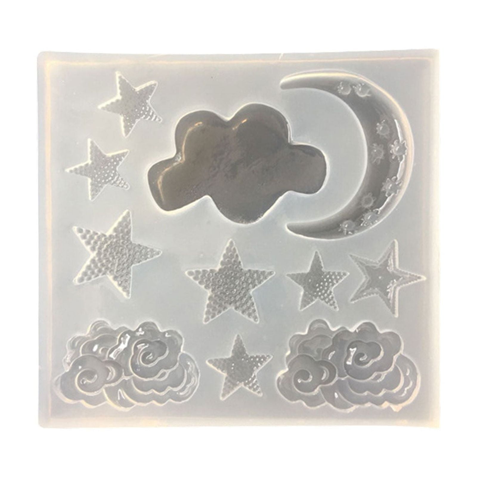 Eewia Uv Drip Adhesive Uv Clearance, Mini Bow Moon and Star Glue Clay ...